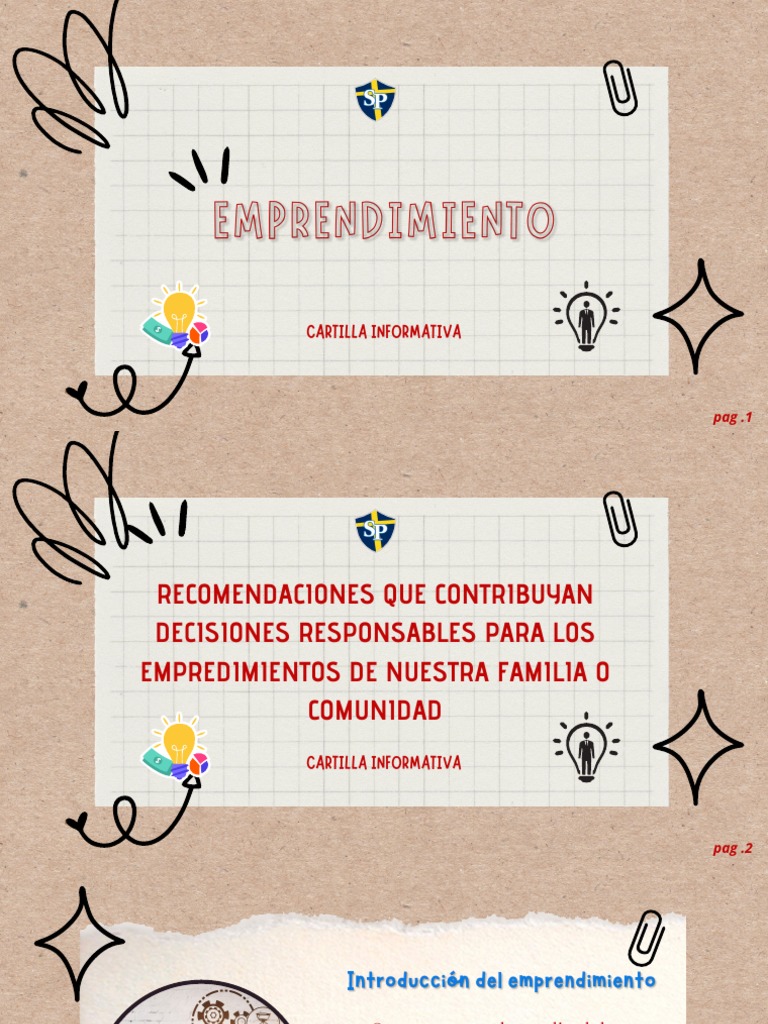 Emprendimiento Pdf Pdf Iniciativa Empresarial Business