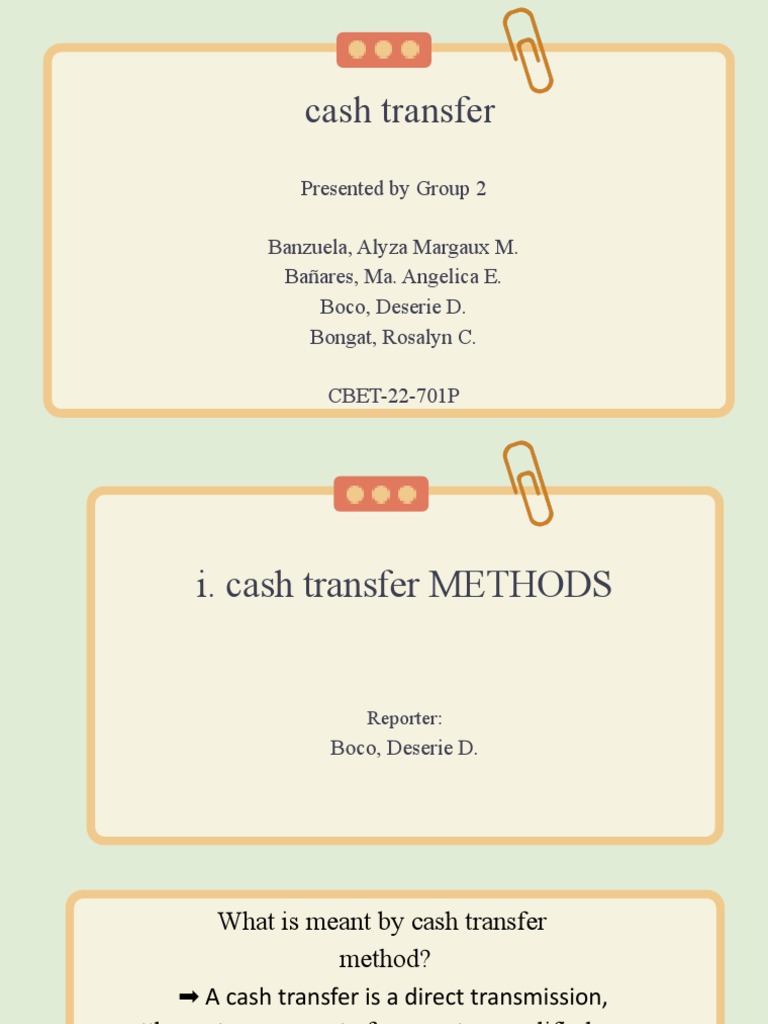 Group 2 Cash Transfer 701p | PDF | Payments | Cheque