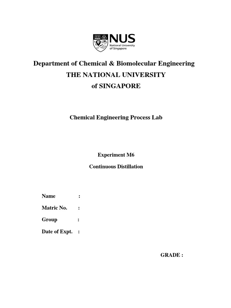 M6 Continuous Distillation | PDF | Distillation | Separation Processes