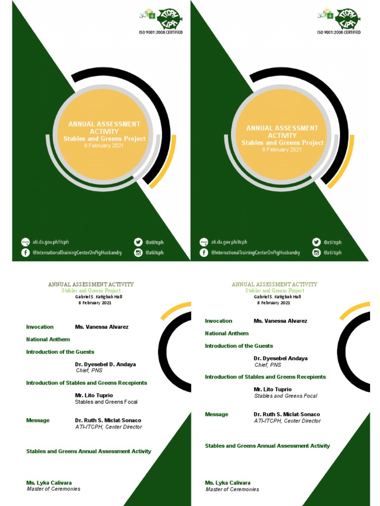 Opening Program Format | PDF