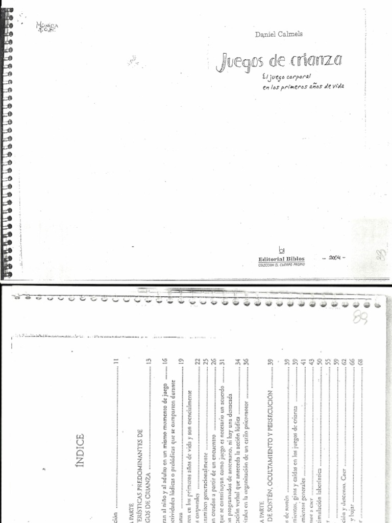 Juegos de Crianza. Daniel Calmels | PDF