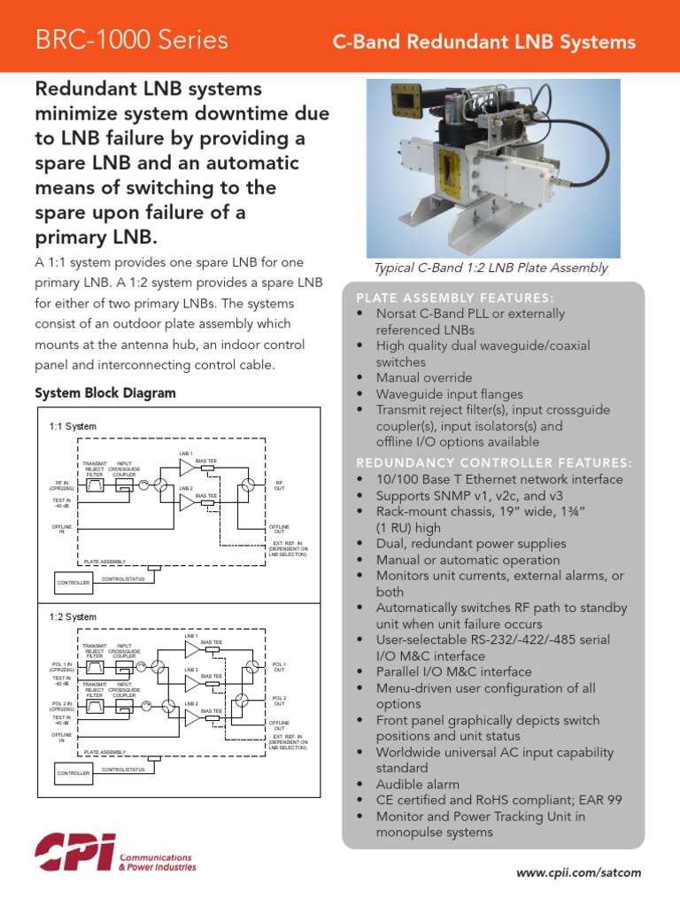 LNB C Band | PDF | Electrical Engineering | Manufactured Goods