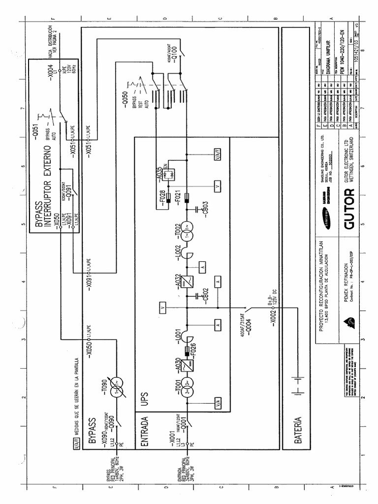 Diagrama Electrico Ups | PDF