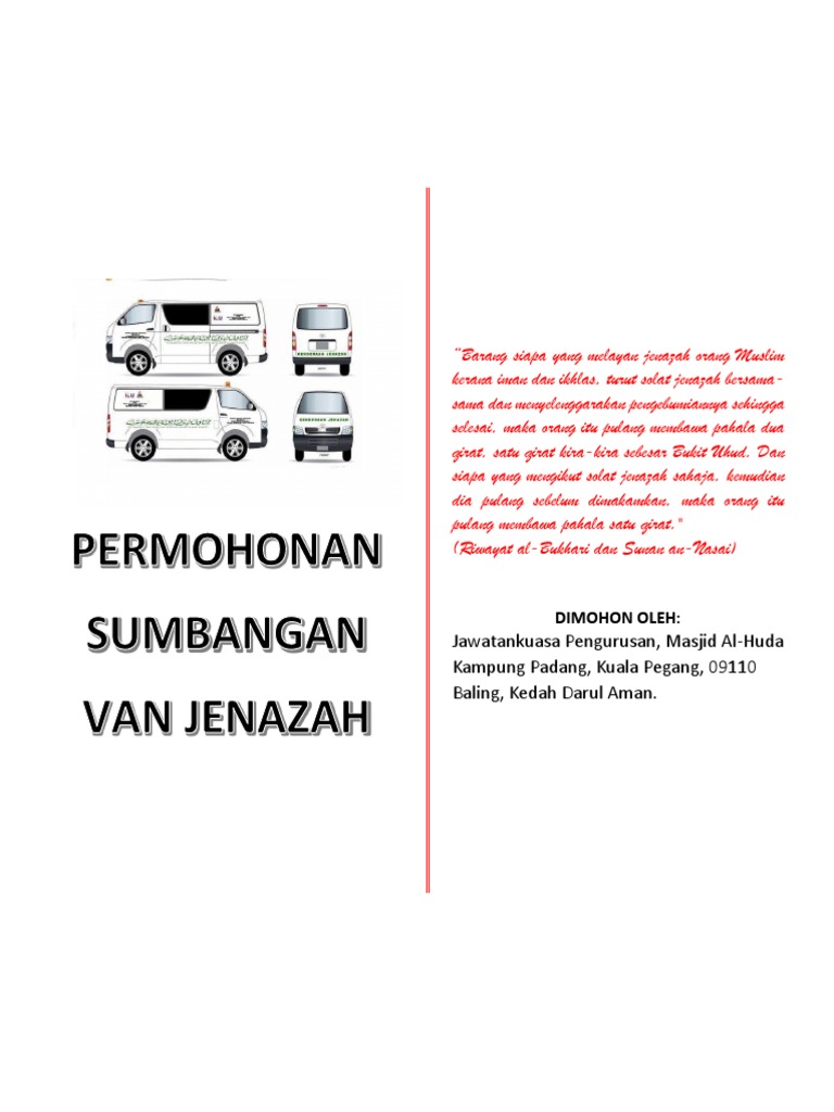 Kertas Kerja Van Jenazah KP | PDF