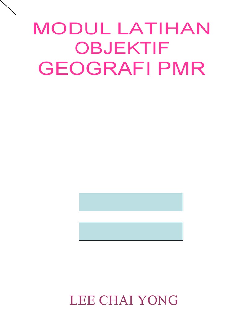 Modul Objektif Geo PMR | PDF