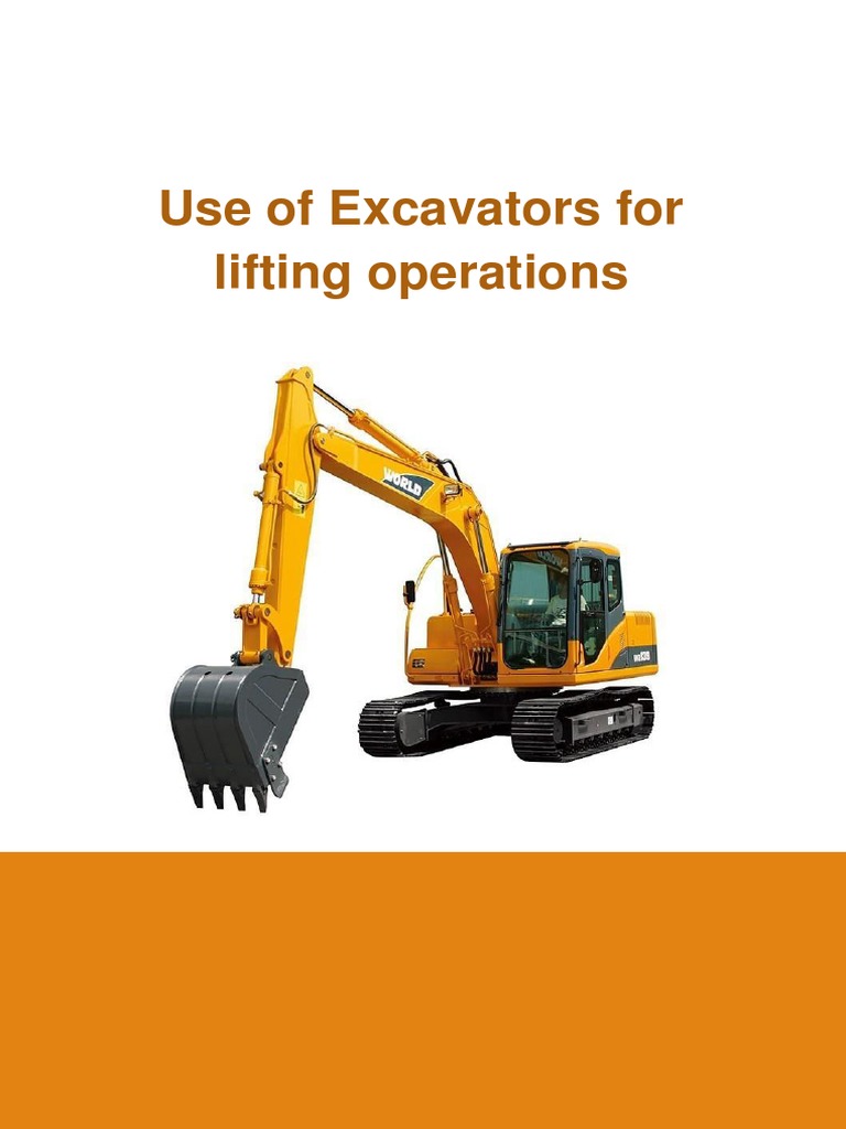 OHSA Guidance Use of Excavators For Lifting Ops | PDF | Employment ...