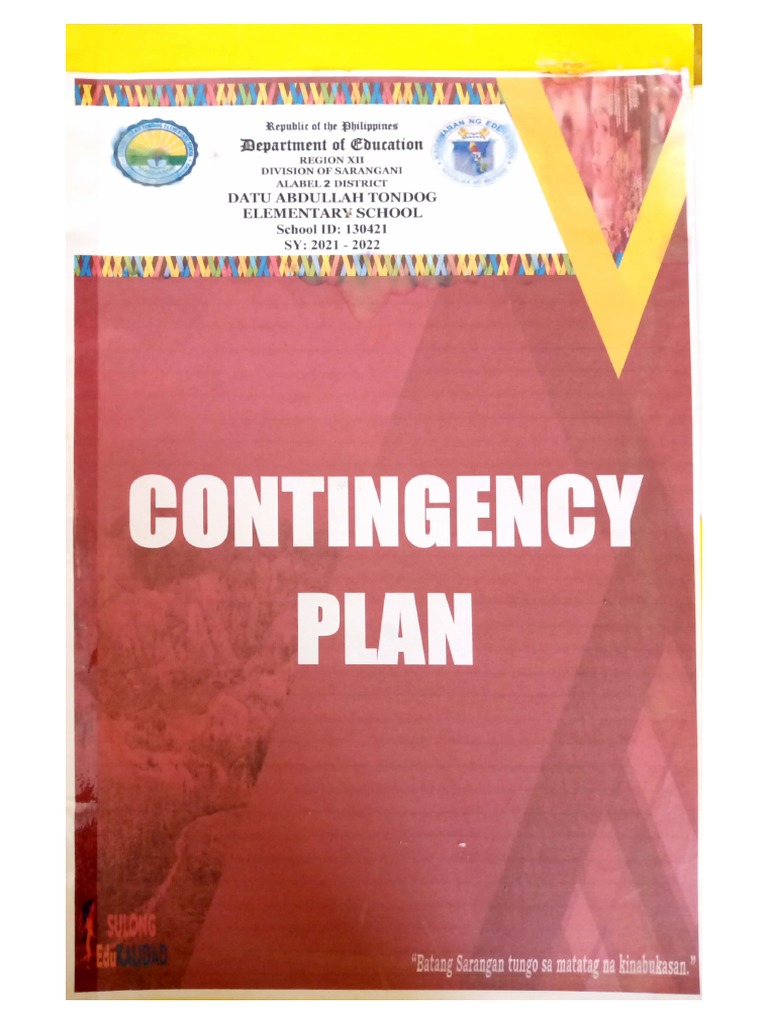 Contingency Plan | PDF