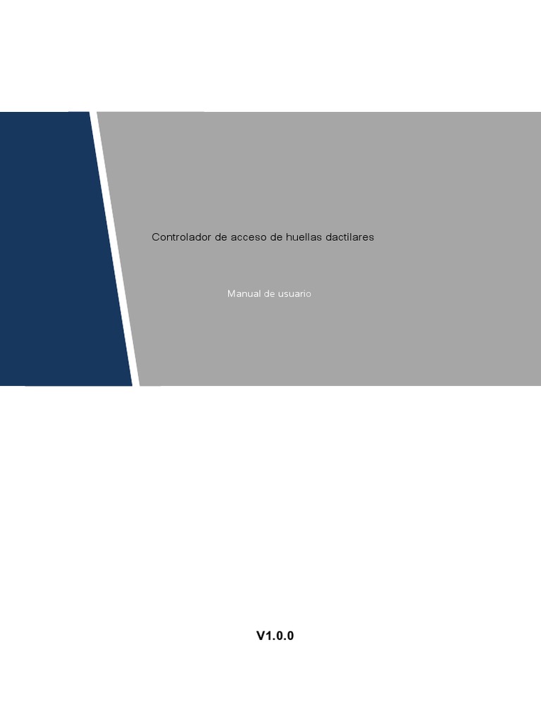 Manual del Controlador de Acceso H0201 | PDF | Memoria USB | Memoria flash