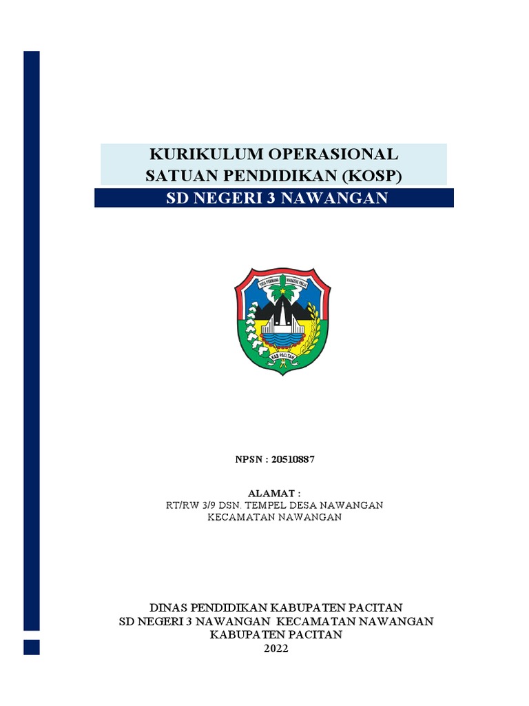 Kosp - SDN 3 Nawangan | PDF | Karier & Perkembangan