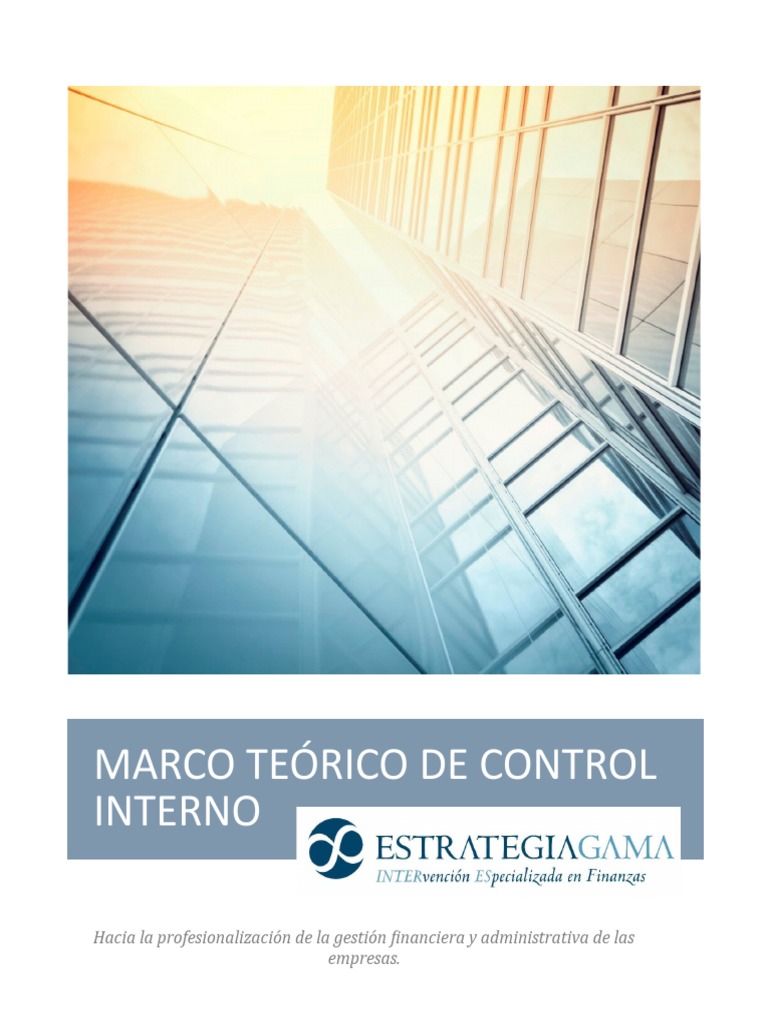 Control Interno: Marco COSO 2013 | PDF | Riesgo | Paradigma
