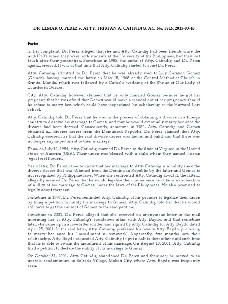 Case 3 | PDF | Annulment | Disbarment