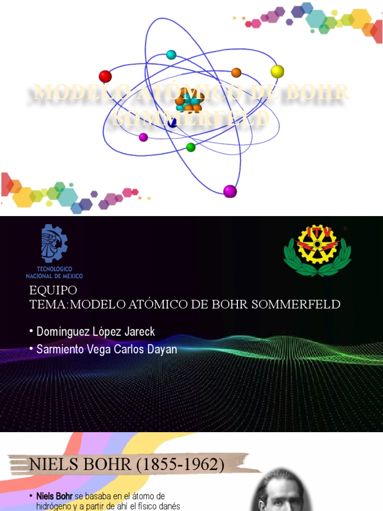 Modelo Atómico Bohr-Sommerfeld | PDF | Átomos | Núcleo atómico
