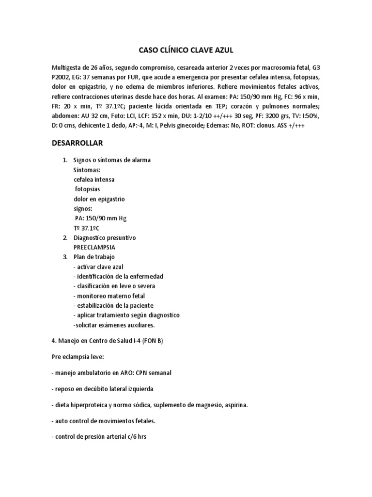 Clave Azul de La Cruz | PDF | Medicina | Salud pública