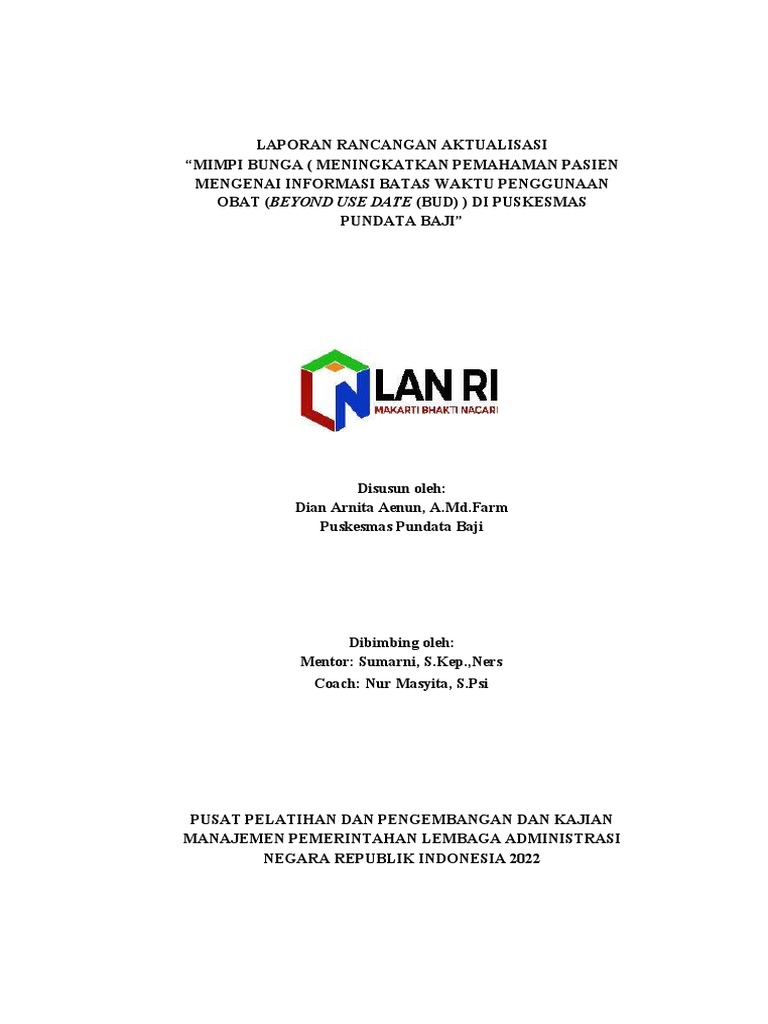 Contoh File Rancangan Aktualisasi | PDF