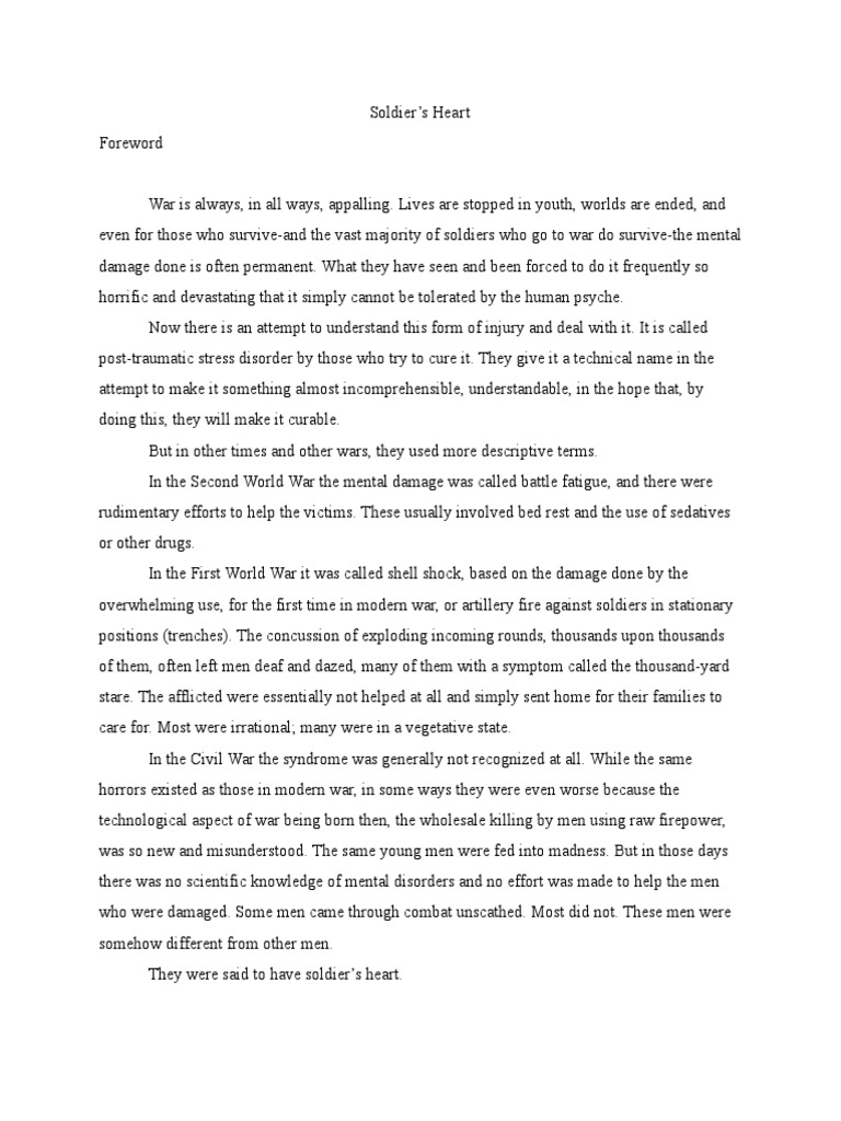 Soldier's Heart Novel | PDF | Bullet | Rifle