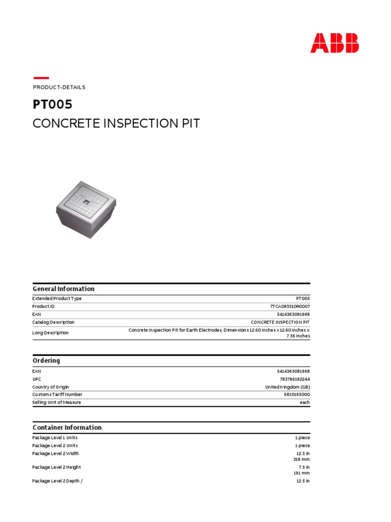 ABB Technical Data Sheer | PDF | Manufactured Goods | Electricity