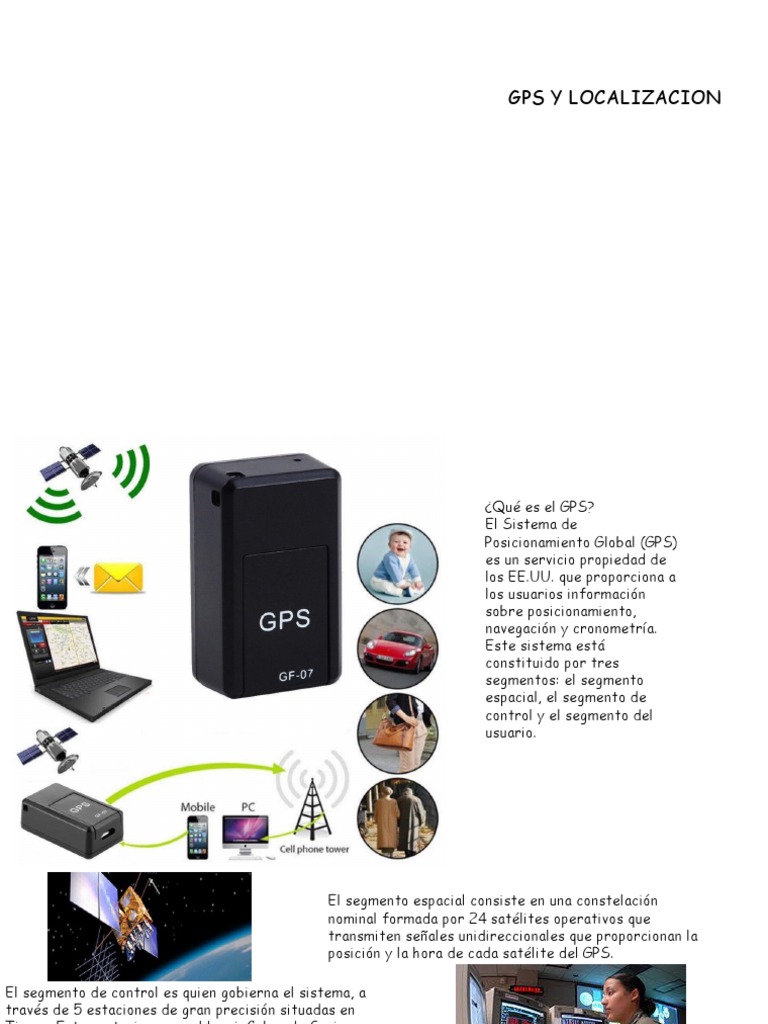 Gps Y Localizacion | PDF | Sistema de Posicionamiento Global | Informática