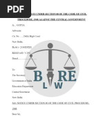 Response to Show Cause Notice Sample | PDF | Virtue | Social Institutions