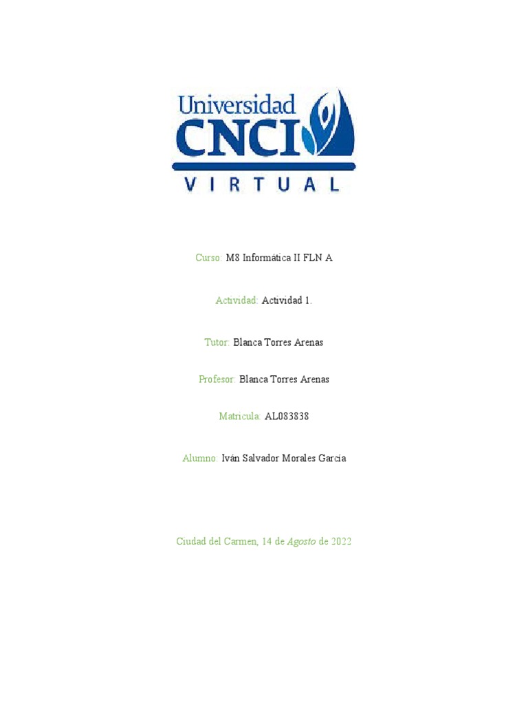 Actividad 1 Informatica 2 | PDF | Resolución de pantalla | Electrónica
