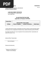 Clark - Application For Registration | PDF