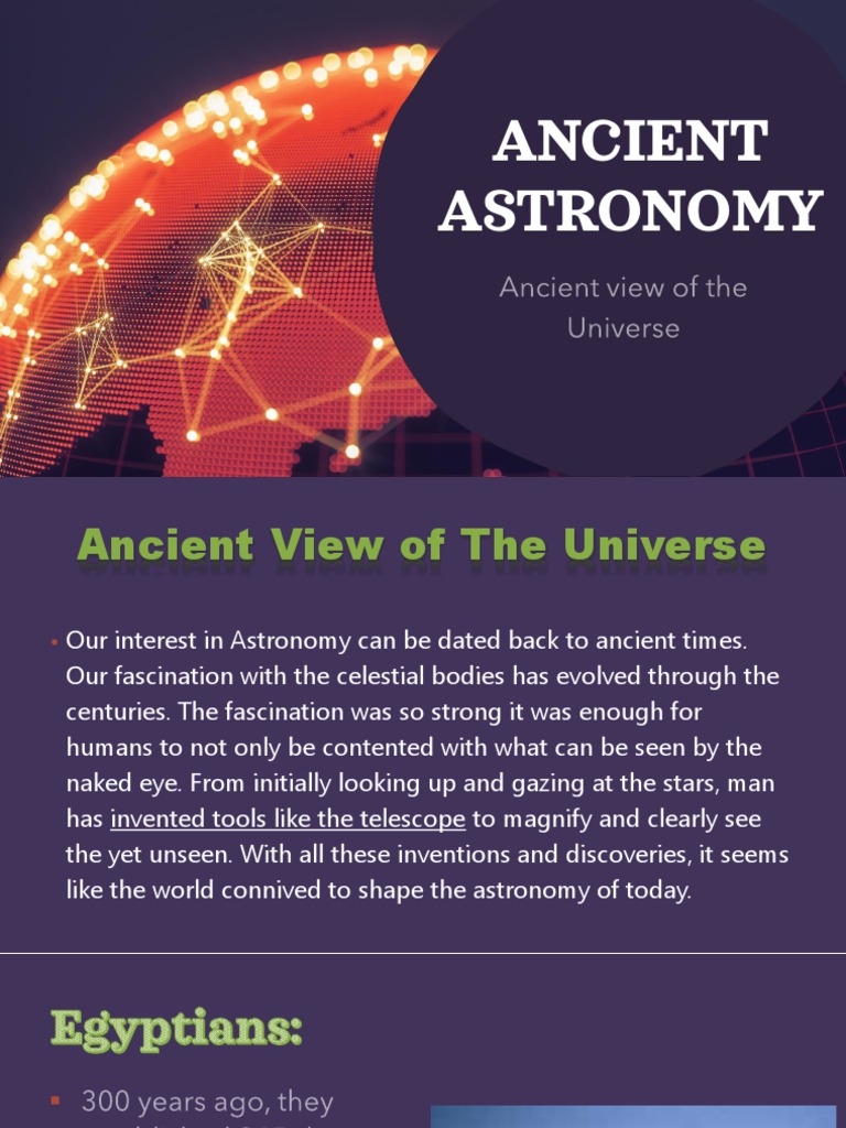 Ancient Astronomy | PDF