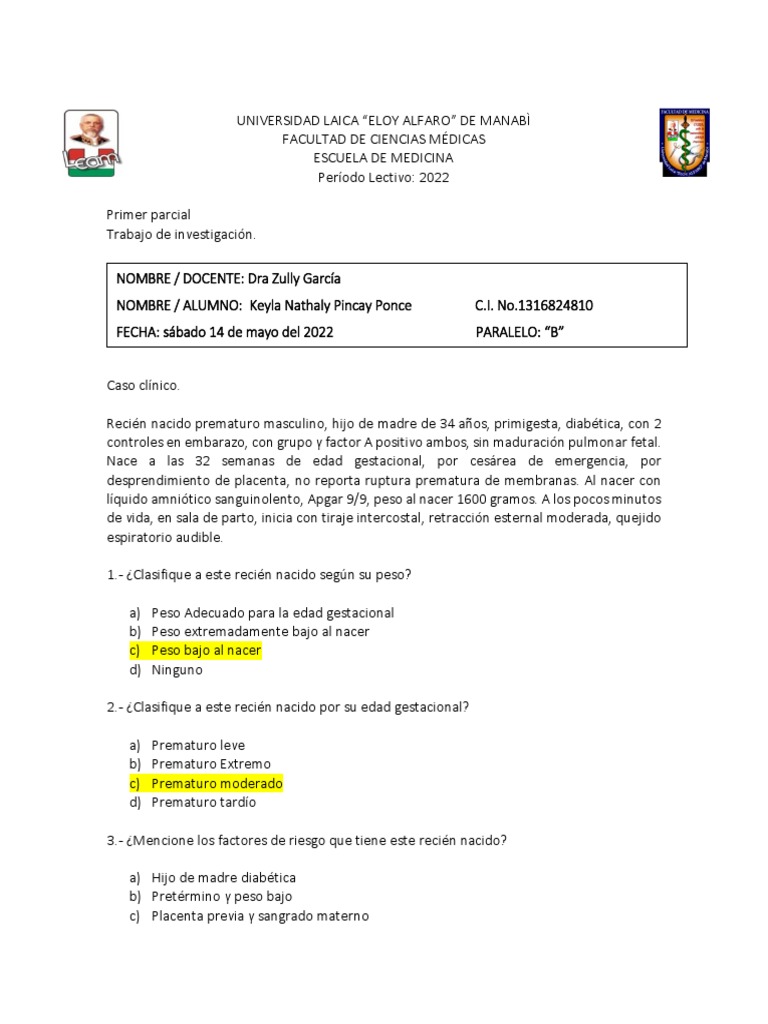 Neo-Trabajó Autónomo 2 | Descargar gratis PDF | Defecto cardiaco ...