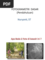 Fotogrametri I - Pengantar Fotogrametri 2024 | PDF