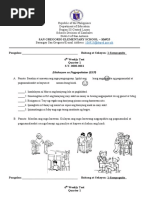 Pagsasanay Sa Civics 3 - Simbolo NG Mapa | PDF