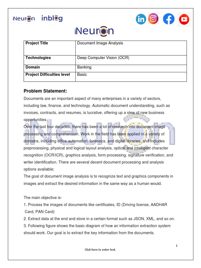 Document Image Analysis | Download Free PDF | Optical Character Recognition | Computer Science