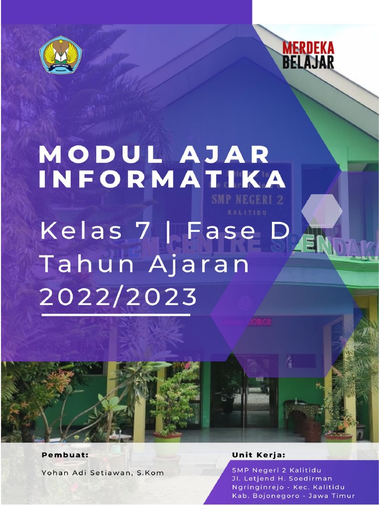 Modul Ajar Berpikir Komputasional | PDF | Karier & Perkembangan