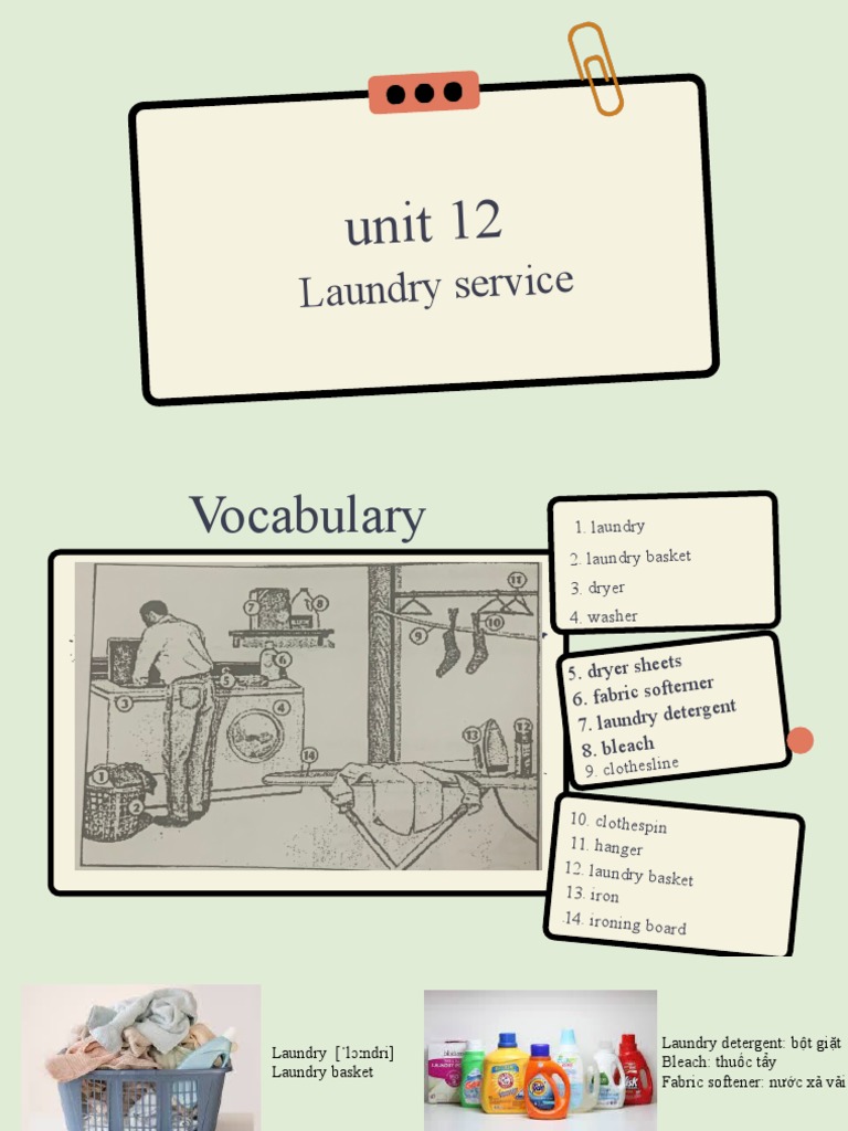 Unit 12 - lAUNDRY SERVICE | PDF