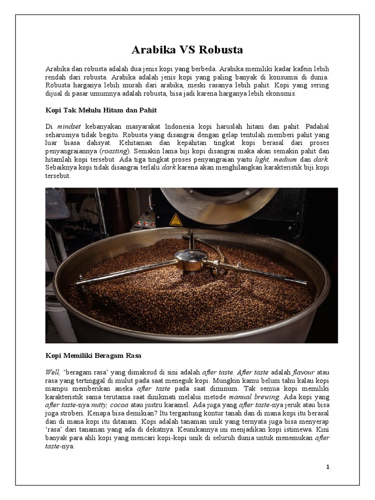 Basic Kopi Dan Manual Brewing | PDF
