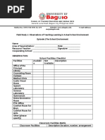 Proforma For Inspection of Schools | PDF