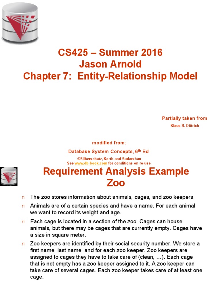 Ch07 ER Model | PDF | Relational Database | Data Management