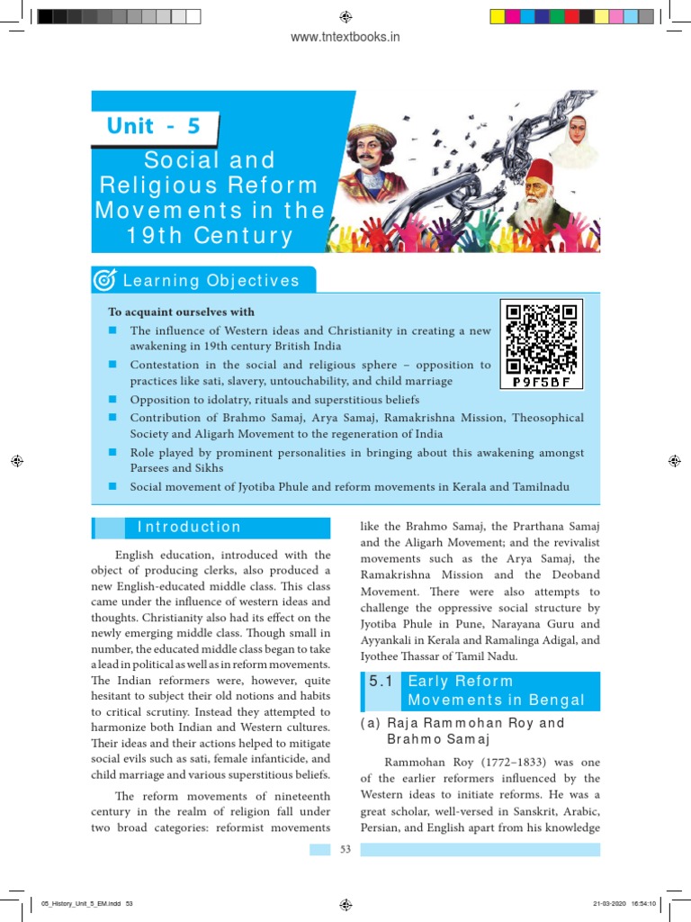 19th Century Social Reform Movements | PDF | Swami Vivekananda ...