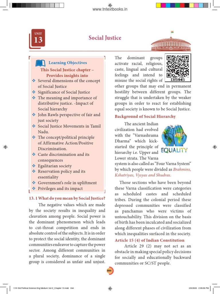 Social Justice (Unit 9) | Download Free PDF | Justice | Crime & Violence