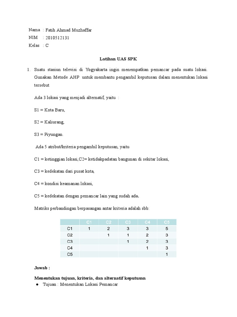 C - TP15 - 2010512131 - Fatih Ahmad Muzhaffar | PDF