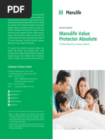 Brosur MiUltimate HealthCare Manulife | PDF