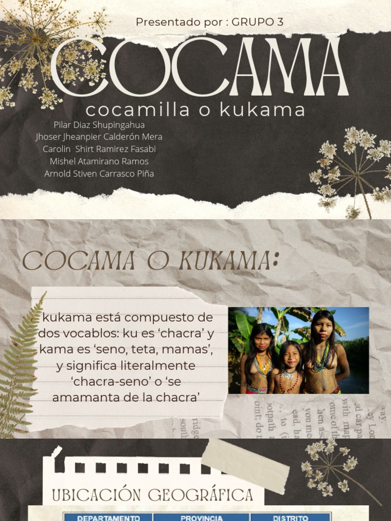 Cocama - Grupo 3 | PDF