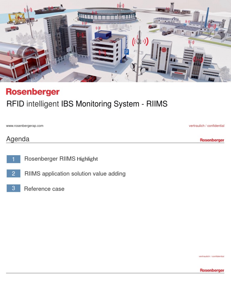Rosenberger RIIMS Solution | PDF | Radio Frequency Identification | Antenna (Radio)