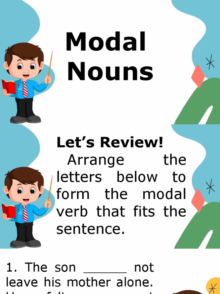 Modal Nouns 1st Quarter Week 6 2021-2022 | PDF | Verb | Sentence ...