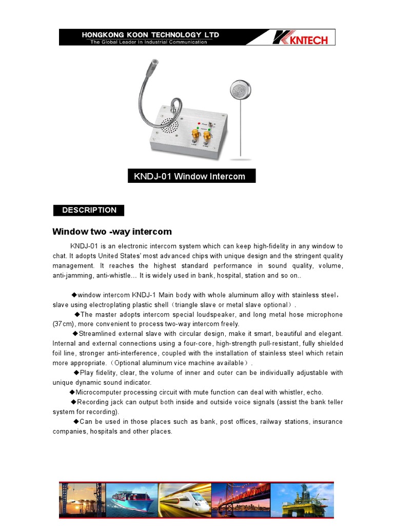 Window Intercom | PDF
