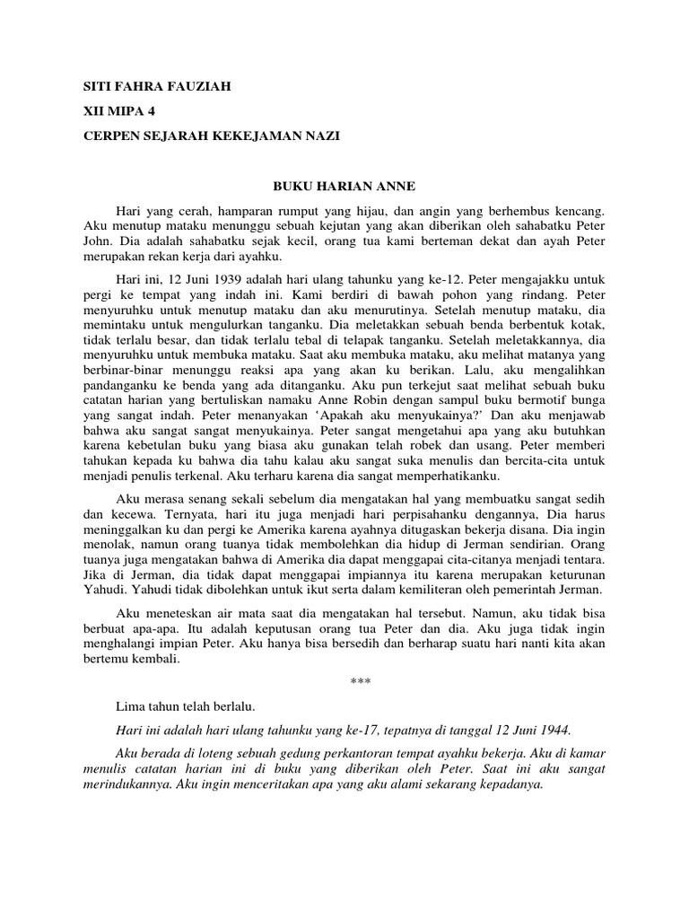 Buku Harian Anne | PDF | Agama & Spiritualitas | Fiksi Misteri, Thriller, & Kejahatan