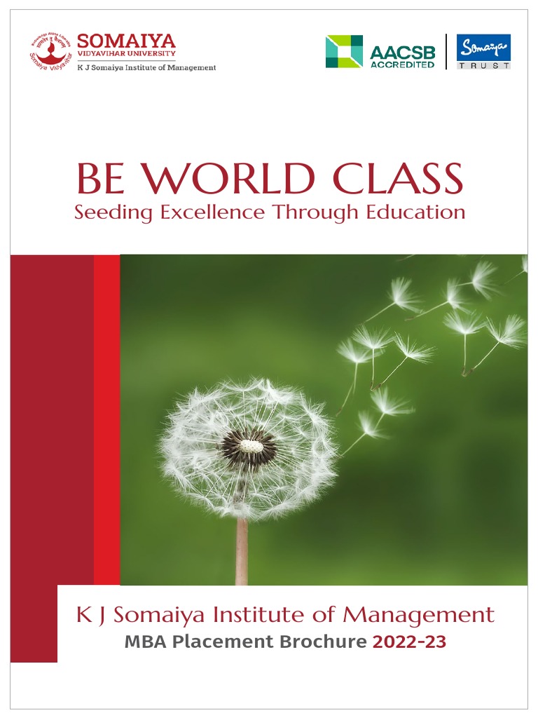 MBA Placements Brochure 2022-23 | PDF | Master Of Business ...