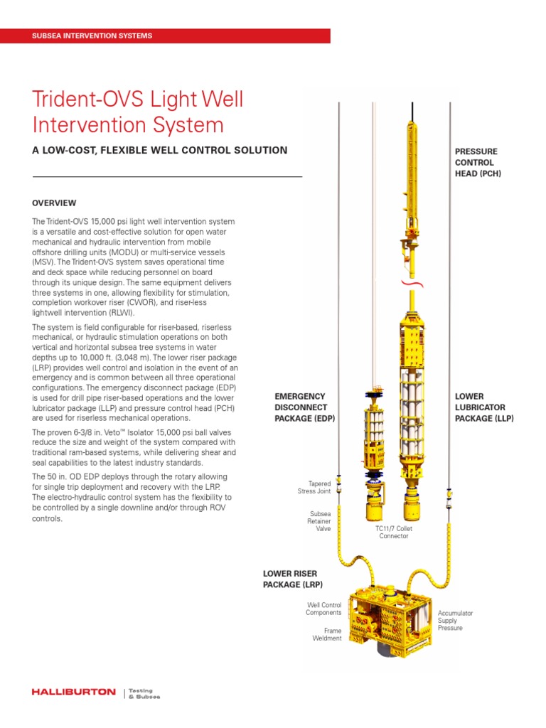 Light Well Intervention System - LWIS | PDF | Chemical Engineering ...
