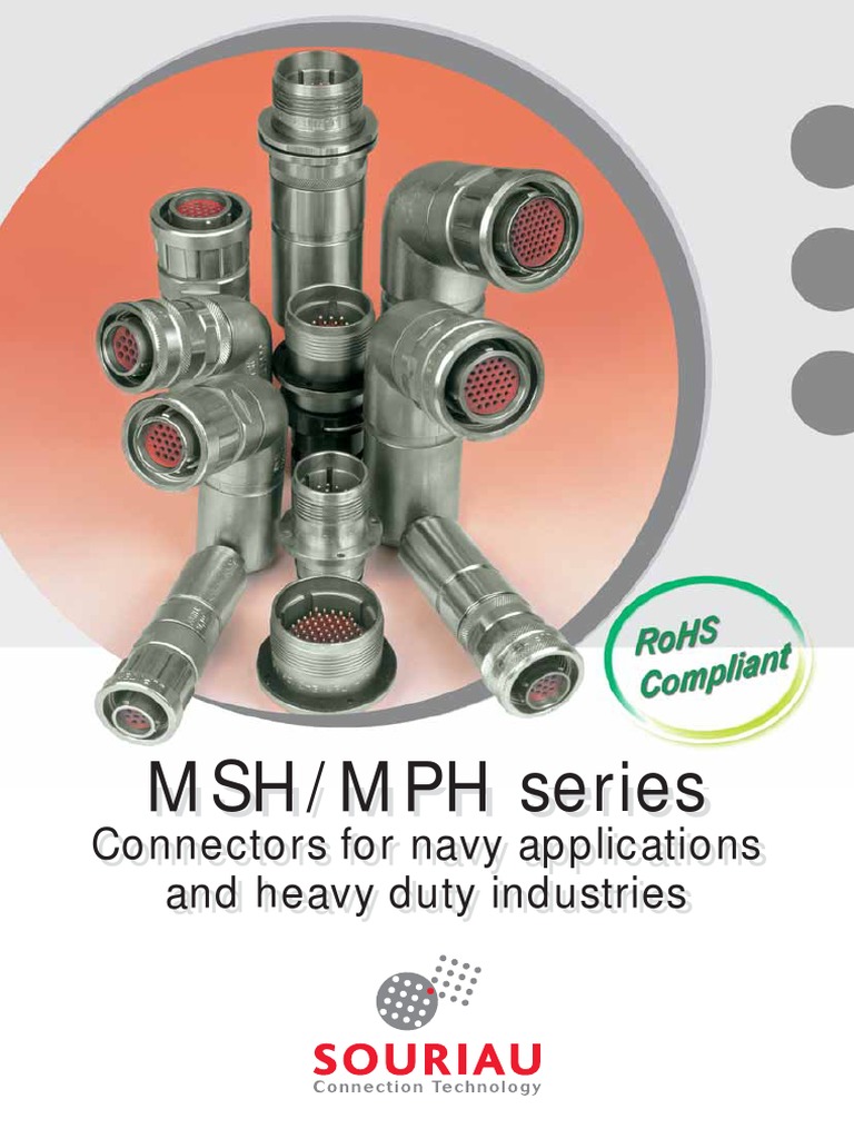 MSH/MPH Series Connectors For Navy Applications and Heavy Duty ...
