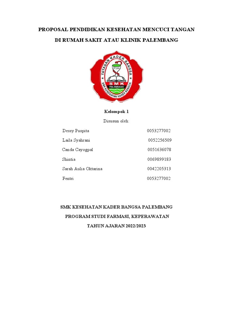 Proposal Pendidikan Kesehatan | PDF | Karier & Perkembangan | Kesehatan Holistik