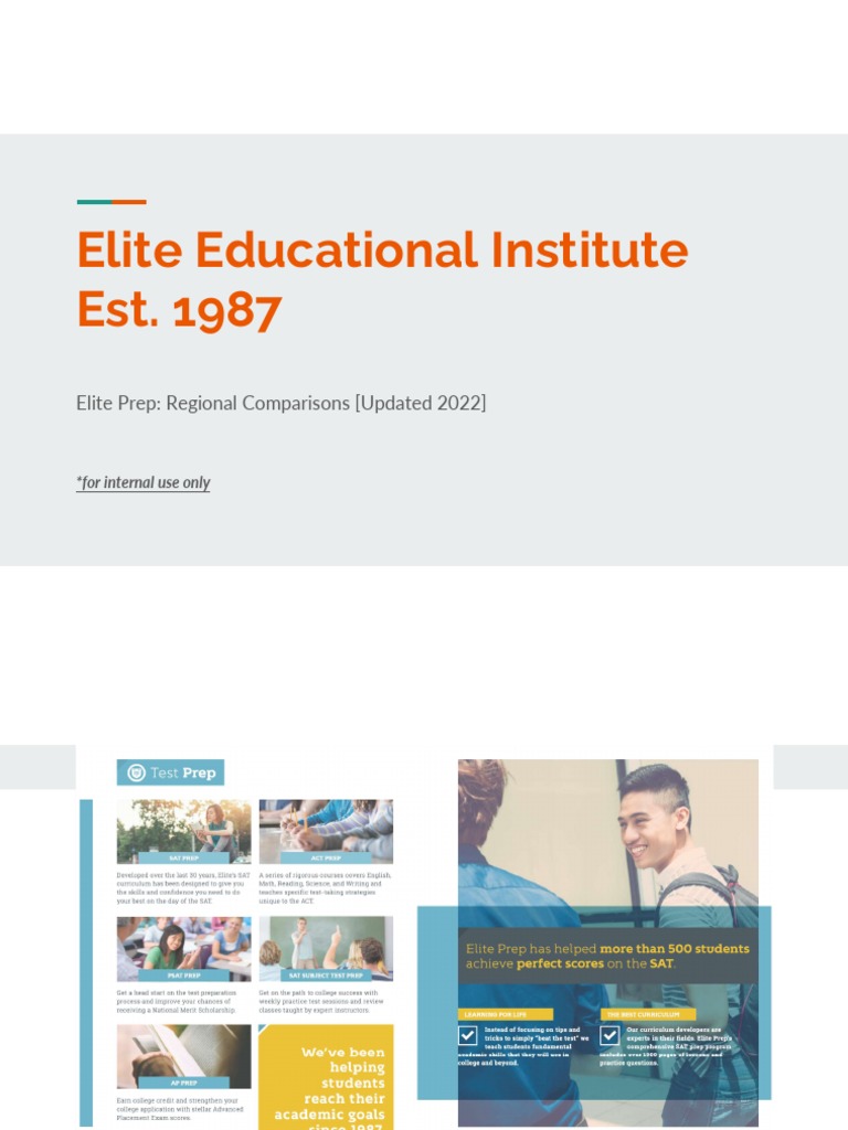 Elite Education | Download Free PDF | Advanced Placement | Curriculum
