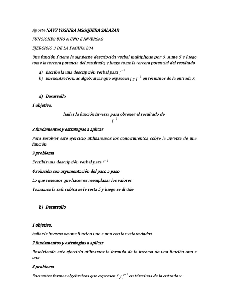 Aporte NAVY YOSHIRA MSOQUERA SALAZAR Ejercicos Resueltos | PDF ...