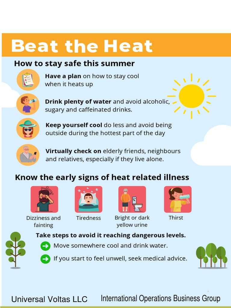 Beat the Heat Safety Guidelines | PDF | Wellness | Lifestyle